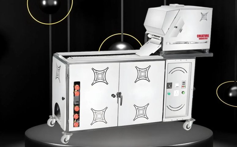 Fully Automatic Roti Making Machine with conveyor for Commercial Use ...